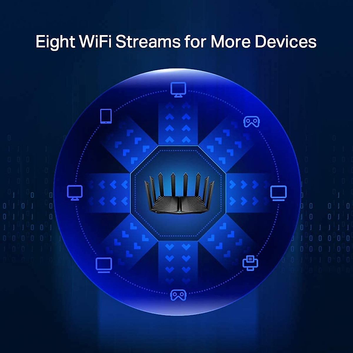 TP-Link AX6600 WiFi 6 Router (Archer AX90) - High-Speed Tri-Band Gigabit Gaming Router for Large Homes