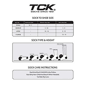 TCK Retro 3 Stripe Tube Socks (Purple/Gold, Medium)