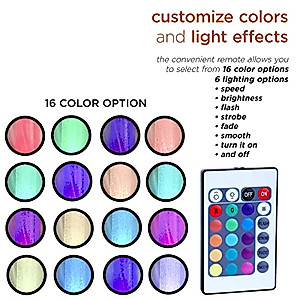 Alpine Indoor Bubble Wall Fountain with Color-Changing LED Lights