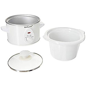 Brentwood Slow Cooker, 1.5 Quart, White