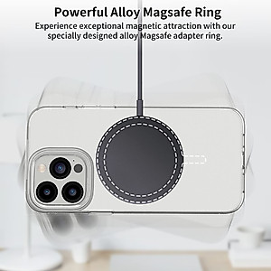 Aothey Universal Metal Rings Compatible with Magsafe Sticker - 4 PCS