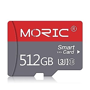 512GB Micro SD High Speed Class 10 Memory Card with SD Adapter for Tablet,Camera and Portable Gaming Devices and Smartphone