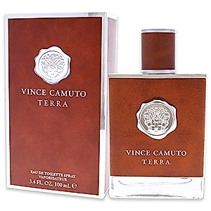 Vince Camuto Terra Eau de Toilette Spray for Men, 3.4 Fl Oz