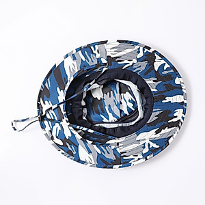 UV Protection Sun Hat with Neck Flap for Men Women, Breathable Summer Hot Weather Work Hat SPF UPF 50+ Sunhat for Fishing, Safari, Outdoor Adventure, Gardening, Camping, Travel, Yardwork, Hiking