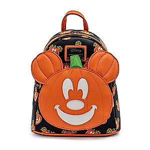 Loungefly Disney Mickey-O-Lantern Womens Double Strap Shoulder Bag Purse