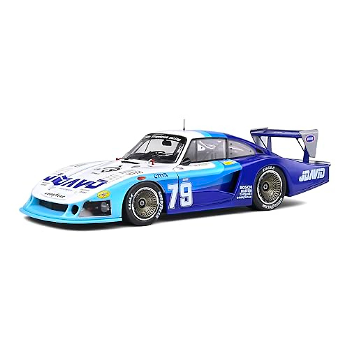 solido S1805402 1:18 1979 Porsche 935 'Mobydick' -Le Mans #79 Collectible Miniature car, Multi