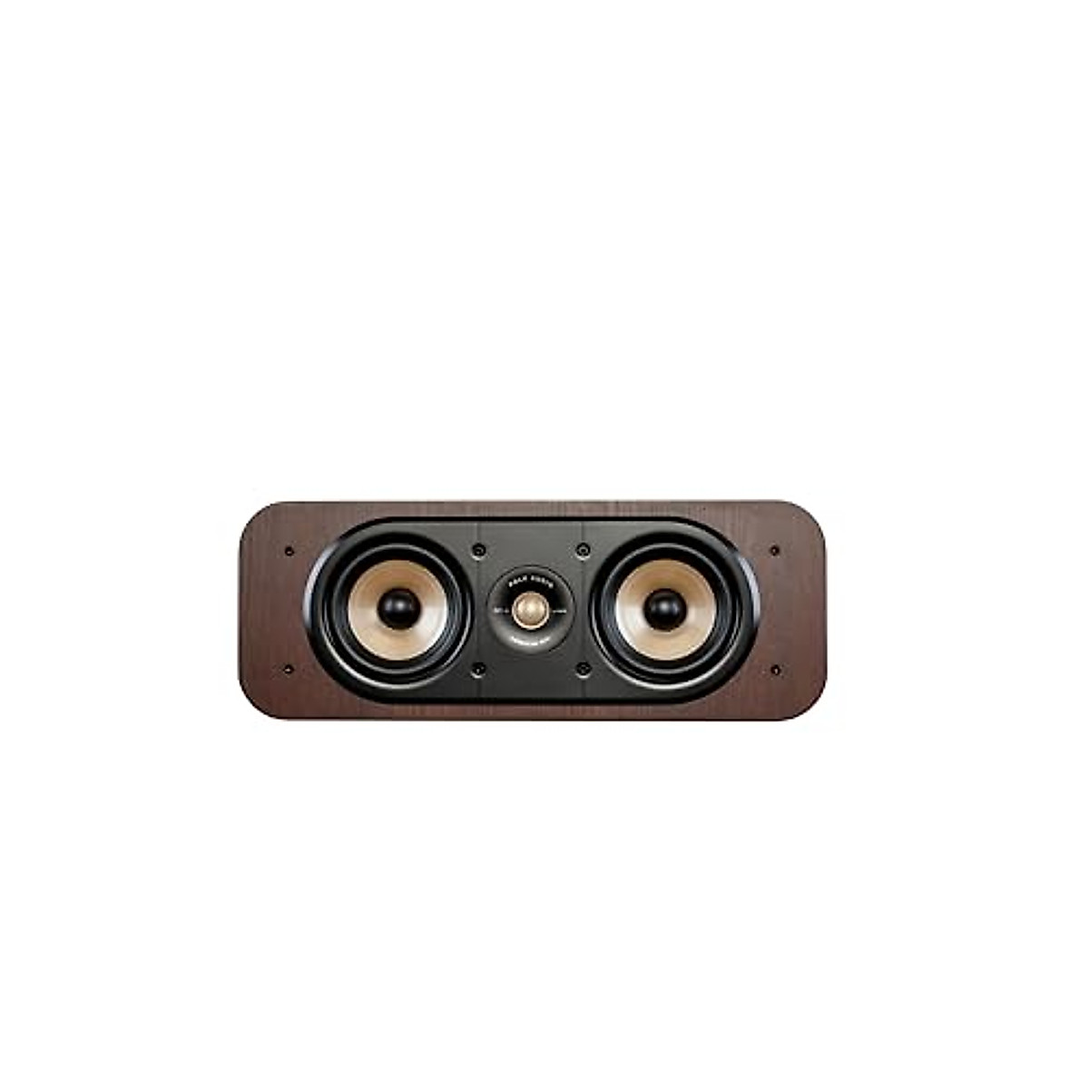 Polk Signature Elite ES30 Center Channel Speaker - Hi-Res Audio Certified, Dolby Atmos & DTS:X Compatible, 1" Tweeter & Two 5.25" Woofers, Dual Power Port for Effortless Bass, Contemporary Walnut