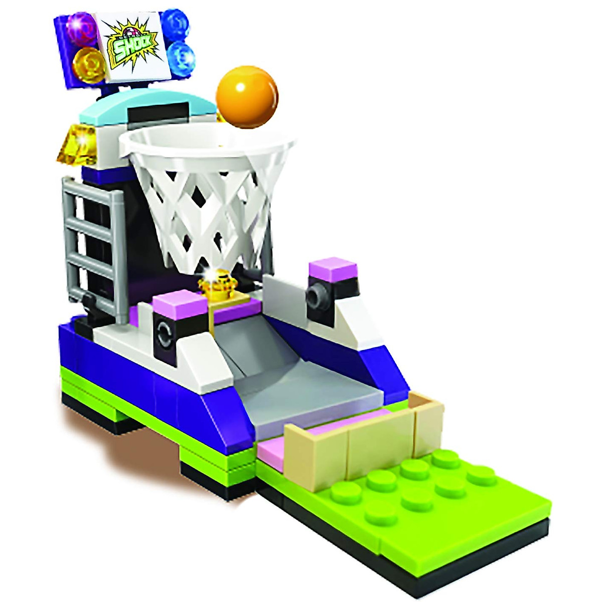 Brick Loot Exclusive Set Hoops Basketball Carnival Game Toy Building Block Building Set, Custom Designed, Fully Compatible and Fits Lego and Major Brand Toy Building Blocks for Adults & Kids Age 6+