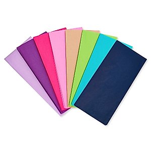 American Greetings 40 Sheet 20 in. x 20 in. Jewel Tone Tissue Paper for Graduation, Birthdays and All Occasions