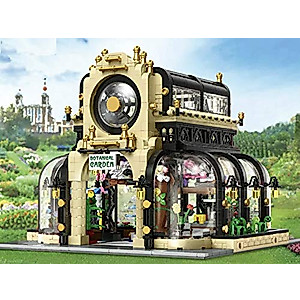 General Jim's Botanical Gardens City Streetview Building Blocks Set - Modular Creator Set with Lights Compatible with Major Brands