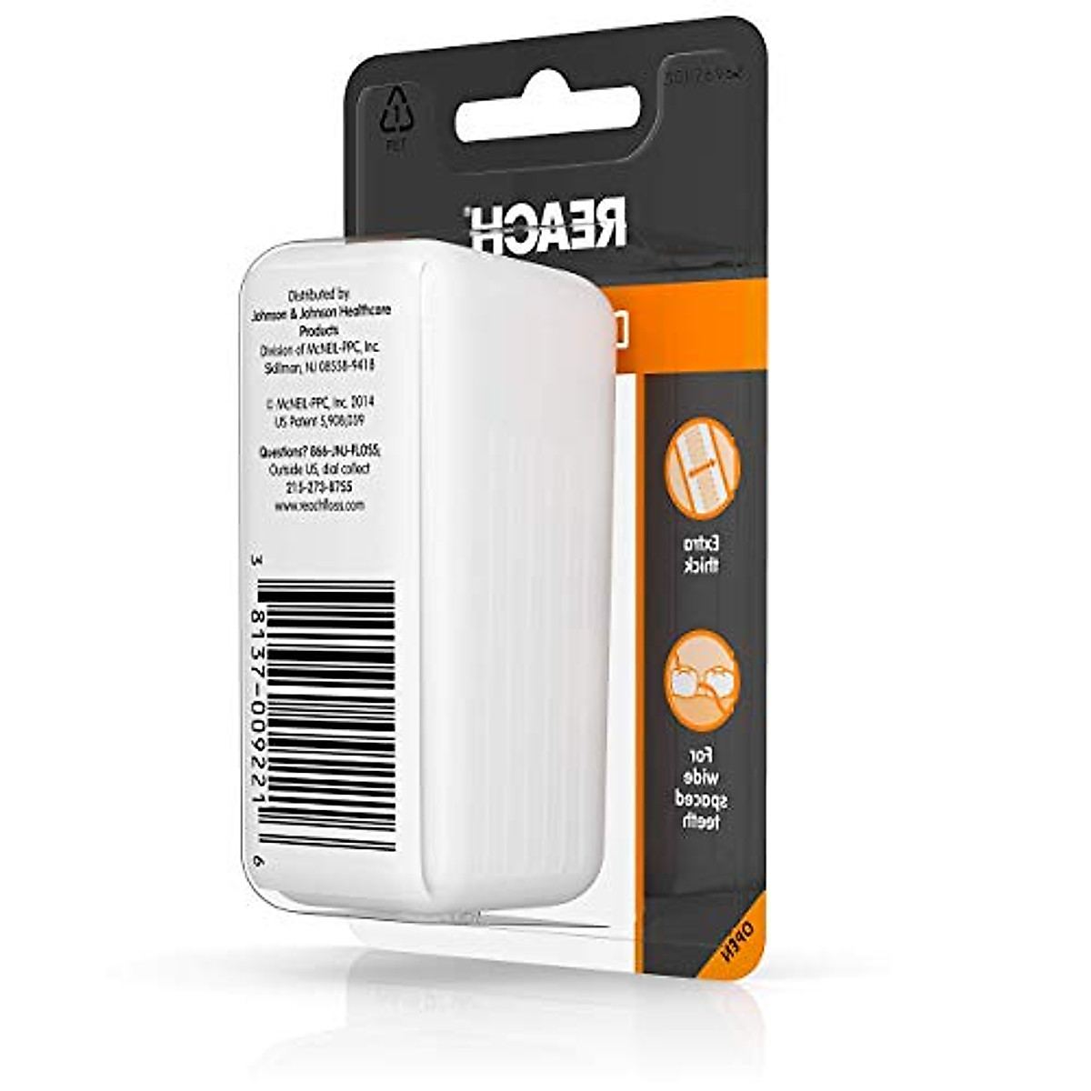 Reach Dentotape Waxed Tape, Unflavored 100 Yards, 1 Count (Pack of 2)