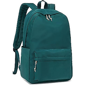 School Backpack for Teen Girls Women Laptop Backpack College Bookbags Middle School Travel Work Commuter Back Pack(Dark green)