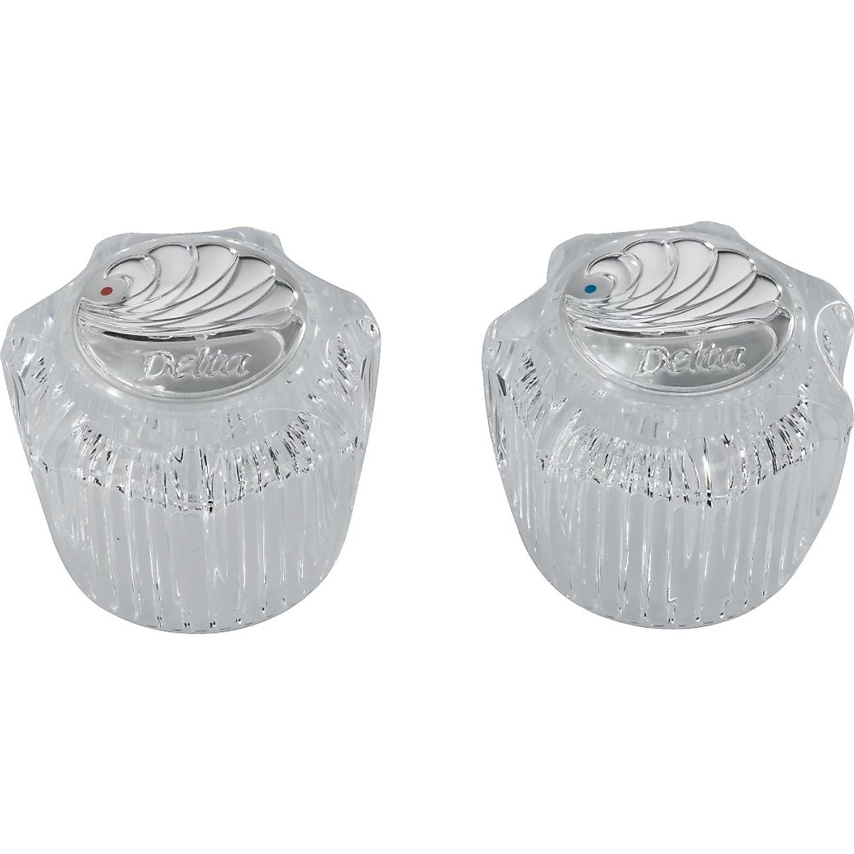 Delta Faucet RP23498 Two Clear Knob Handle Kit 3.9" x 2.5"
