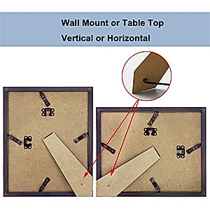 Giftgarden Multi Black Picture Frames with Mat for Multiple Sizes Photos, Four 4x6, Four 5x7, Two 8x10 for Gallery Photo Frame Collage Wall or Tabletop Display, Assortment Pack of 10