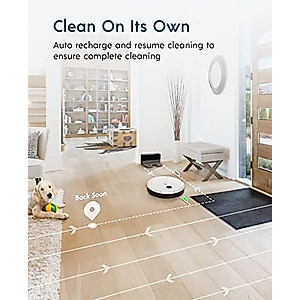 Yeedi vac Robot Vacuum with Advanced Mapping, 3000Pa Powerful Suction,Virtual Boundary, Carpet Boost, App ControlIdeal for Hard Floor, Carpet and Pet Family k650 Upgraded