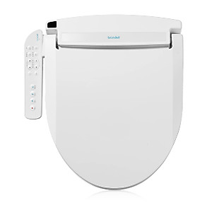 Brondell LT89 Swash Electronic Bidet Toilet Seat for Round Toilets & SWF44 Swash Bidet Filter Bundle