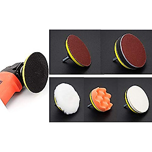 HIFROM 7-Inch/180mm Hook & Loop Backing Pad Orbital Sander Polisher Sanding Pad M14 Drill Adapter