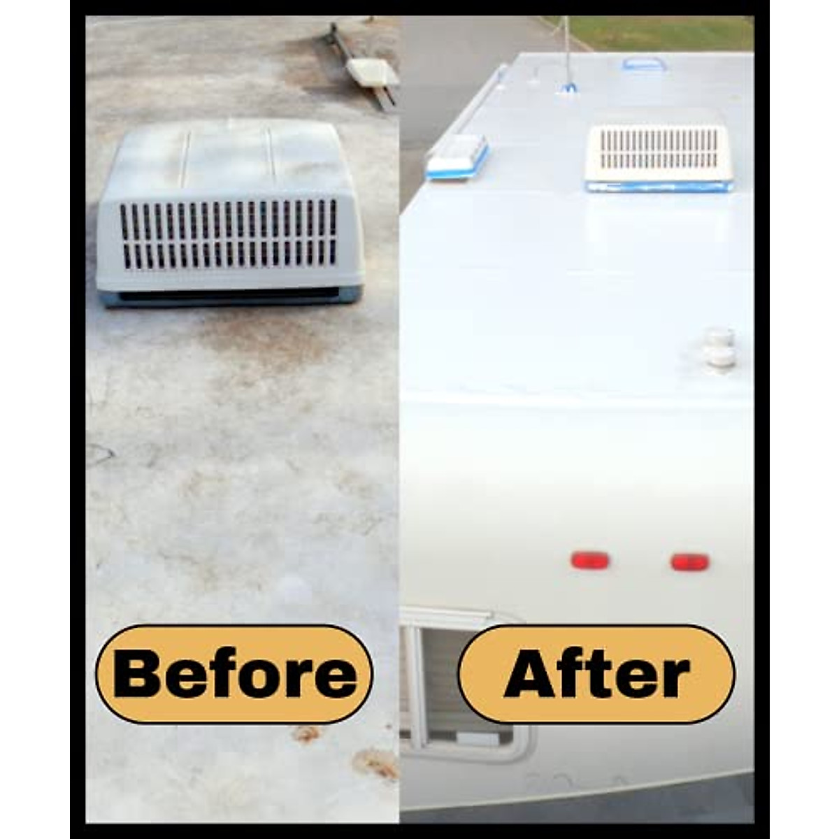 Tough Tech Coatings Tough Roof RV Coating kit - Permanent RV Roof Waterproofing Kit - for RVs, & Trailers Roofs Up to 25 FT Long - No Primer Required - 87% Solar Reflective - 3.5 Gal White