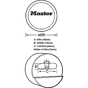 Master Lock Hasp/Hidden Shackle Keyed Alike Padlocks 770-6271KA-2