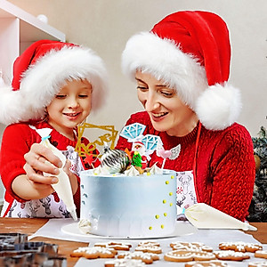 Piping Bags Disposable 100pcs, Leconico 12 Inch Thickened Pastry Bags, Anti Burst Frosting bags, Non-slip Icing Bags, Tipless Piping Bags with 2 Bag Ties 3 Cake Scraper for Royal Icing/Cake Decorating