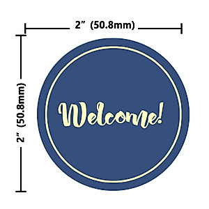 Welcome Greeting Stickers,New Homeowners Welcome Labels for Envelope Seals 2 Inch 504 Pcs Per Pack