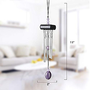Wind Chimes, Creative Design 2 Pack Beautiful Garden Chimes, Portable Metal Wind Chimes for Home Garden Decoration, Small Size
