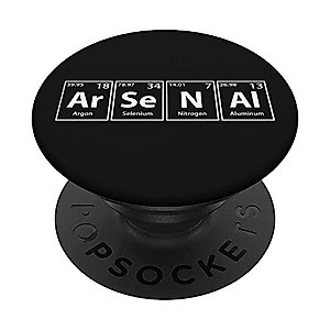 Periodic Tees Co. Arsenal (Ar-Se-N-Al) Periodic Table Elements Spelling PopSockets Stand for Smartph