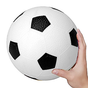 Anzmtosn Mini Soft Toddler Soccer Ball, 3 Pack 6" Little Soccer Balls for Toddlers & Babies, Baby Soccer Balls Pair Bulk Perfectly with Toddler Soccer Goal Toys, Beach Balls, Pool Balls with Air Pump