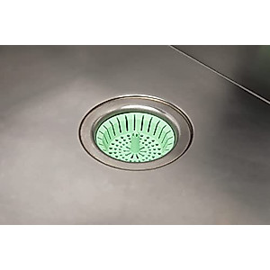 Dripsie Sink Strainer - Clog-Resistant and Flexible - Universal Kitchen Sink Drain Strainer - Made in The USA (1-Pack Green)