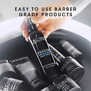 Pacinos Freeze Hair Spray - Extra Hold texture spray for All Hair Type - Professional Hair Setting & Finishing Spray for Maximum Volume
