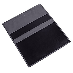 Zafit 6 Pockets Bedside Storage Organizer, Table cabinet Storage Organizer Bedside Organizer Caddy for Remotes Phone Glasses (6 Pockets-Grey)