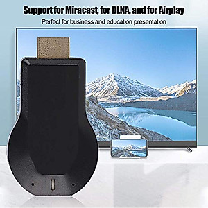 Ciglow Wireless Display Dongle, 1080P WiFi HDMI TV Wireless Display Receiver Dongle Adapter Support Airplay Miracast DLNA for HDTV, Monitor, Projector, etc.