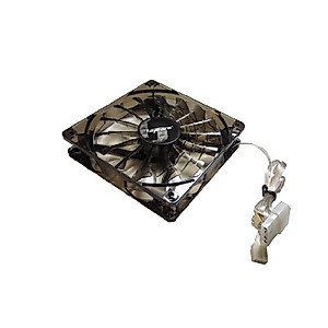 Bgears b-PWM 140-Black 2 Ball Bearing Blue LED Fan with High Speed Extreme Airflow
