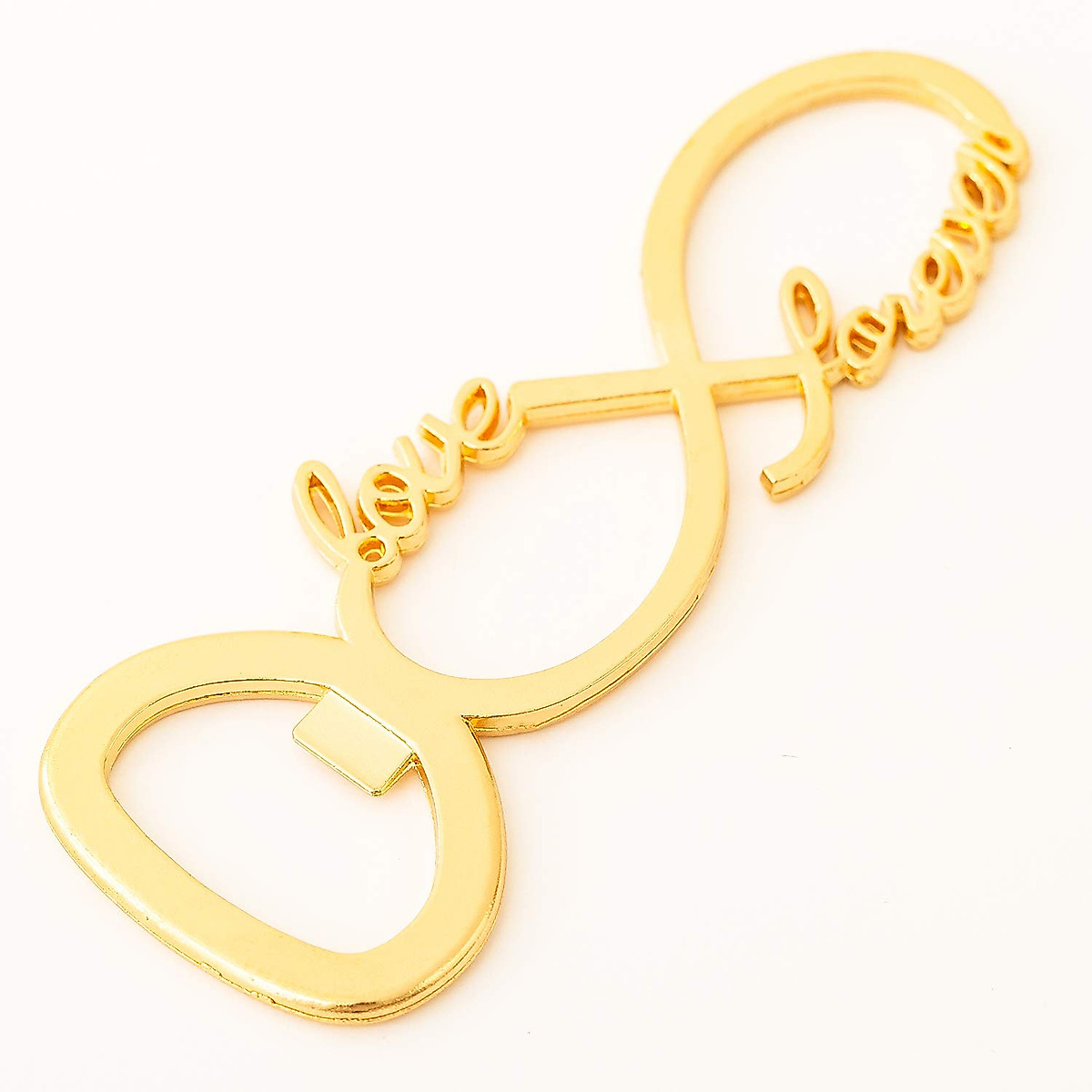 24 Pcs Love Forever Bottle Openers for Wedding Party Bridal Shower Favors Decorations Gifts or Souvenirs for Guests with Individual Gift Package (24, gold)…