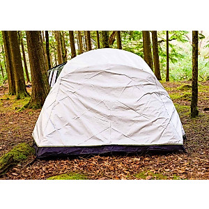 Crua Outdoors Reflective Flysheet for Crua Tri Tent - Portable and Double-Sided Tri Reflective Flysheet to Keep You Warm in The Winter & Cool in The Summer