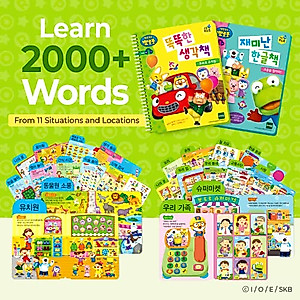 TOYTRON Little Future Book Pororo Talking Pen, Interactive Learning Educational Toy to help kids develop reading skills. Korean Ver.
