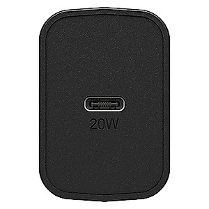 OtterBox Fast Charge USB-C Wall Charger, 20 Watt - BLACK