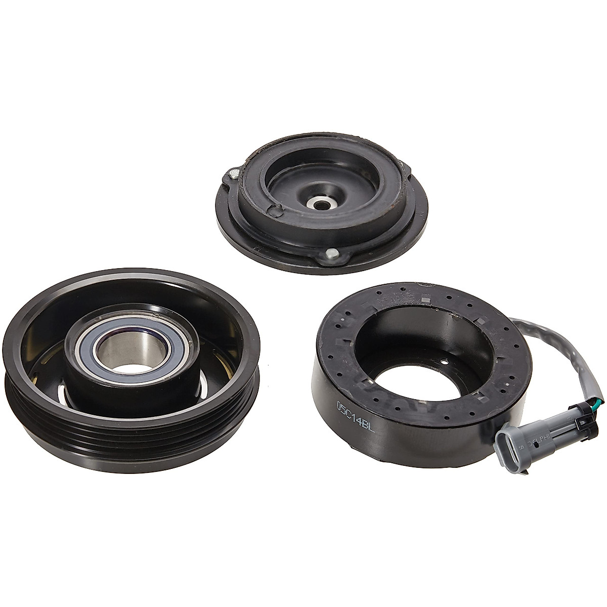 GM Genuine Parts 15-4709 Air Conditioning Compressor Clutch Kit with Clutch, Coil, and Pulley