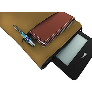 Peanut Brown Book Sleeve - Book Cover for Hardcover and Paperback - Book Lover Gift - Notebooks and Pens Not Included