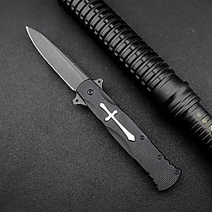 MADSMAUG Pocket Knife, EDC Folding Knife with G10 Handle, Great festival Christmas Gift EDC knife For Men Women Outdoor Survival Camping knife