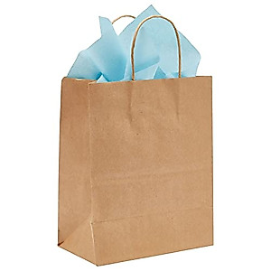 160 Sheets Blue Tissue Paper for Gift Wrapping Bags, Bulk Set for Birthday Party, Holidays, Art and Crafts (15 x 20 in)