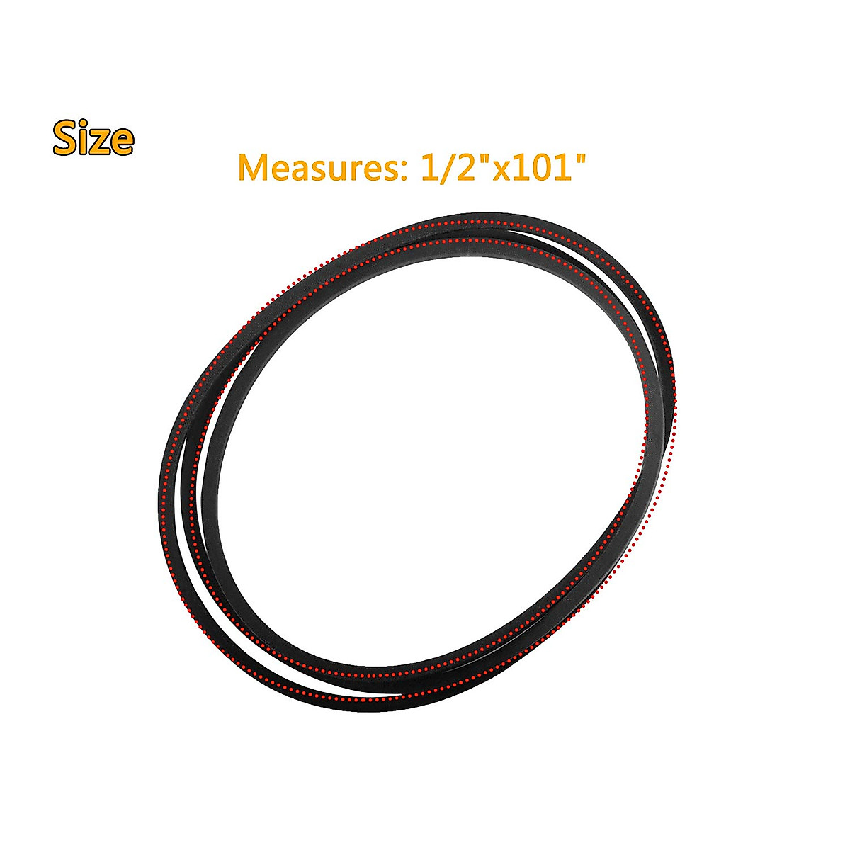 532197253 Drive Belt 1/2"x101" Compatible with Husqvarna 42" Deck Cut Mower Replace for Ariens 21546422, 21547025, 21547238, AYP 197253