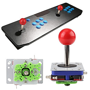 OKJHFD Arcade Joystick, 2/4/8 Way Game Joystick Ball, Competition Style Long Handle, USB, For Arcade Gaming Cabinet & Fighting Consoles