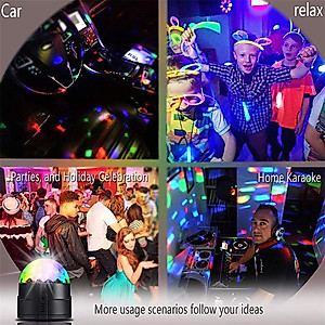 Urtronix Disco Ball Light LED Party Light RGB Stage Lights for DJ, Karaoke, Wedding, Club