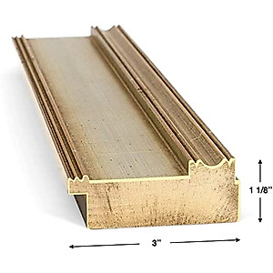 Deco TV Frames - Warm Silver Smart Frame Compatible ONLY with Samsung The Frame TV (32", Fits 2021-2023 Frame TV)