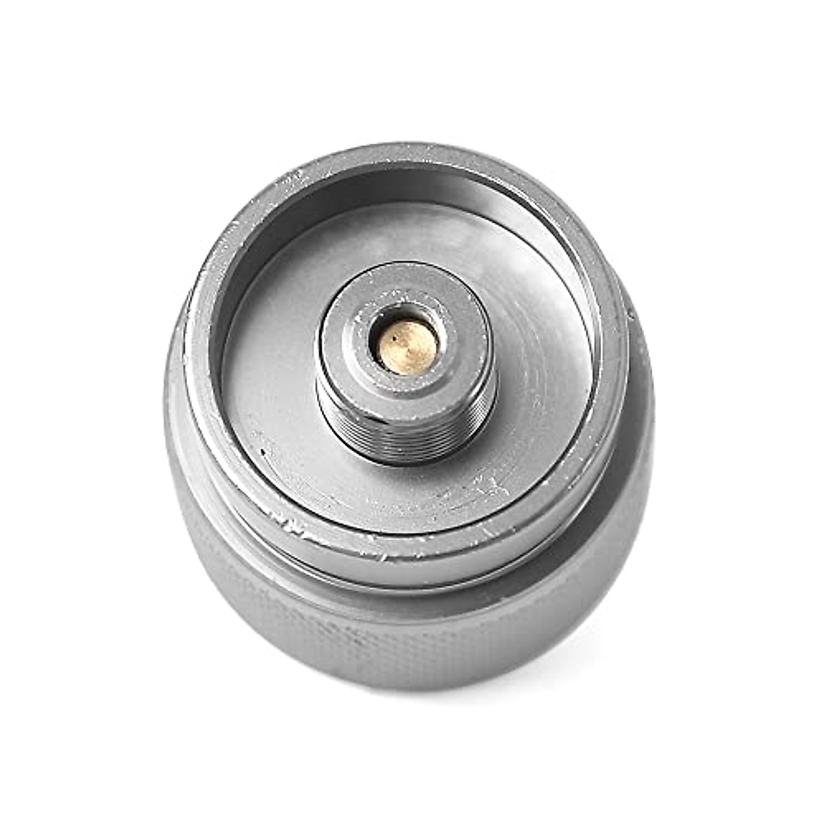 LinaLife 1 lb. Propane Small Gas Tank Input EN417 Valve Output Outdoor Camping Stove Convert Cylinder LPG Canister Adapter