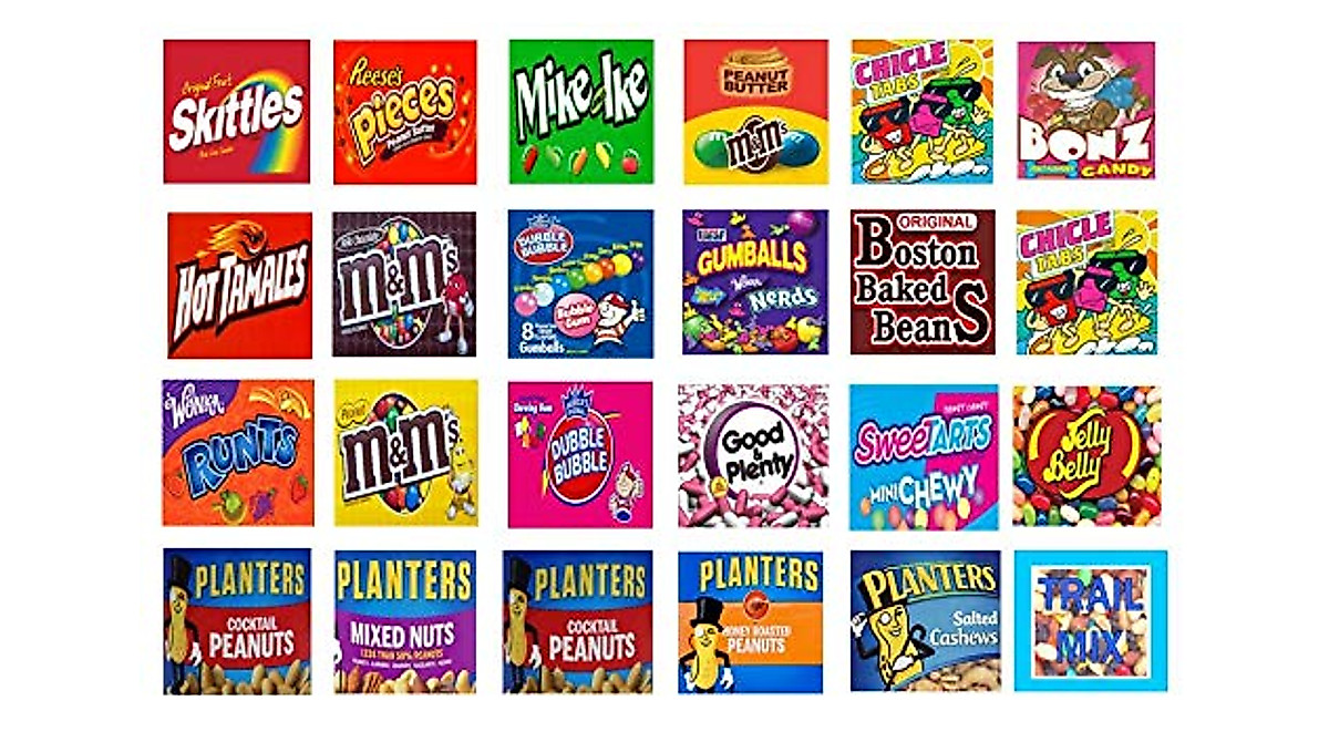 2.5" Candy Vending Machine Labels - Bright & Customizable