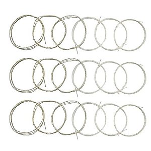 JYsun Classical Guitar Strings 3 full sets Clear Nylon for E-1st B-2nd G-3rd and Nylon Core Silver-Plated Copper Alloy Wound for D-4th A-5th E-6th