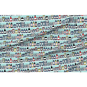 Spoonflower Fabric - Medicine Medical Pills Doctor Printed on Petal Signature Cotton Fabric Fat Quarter - Sewing Quilting Apparel Crafts Decor