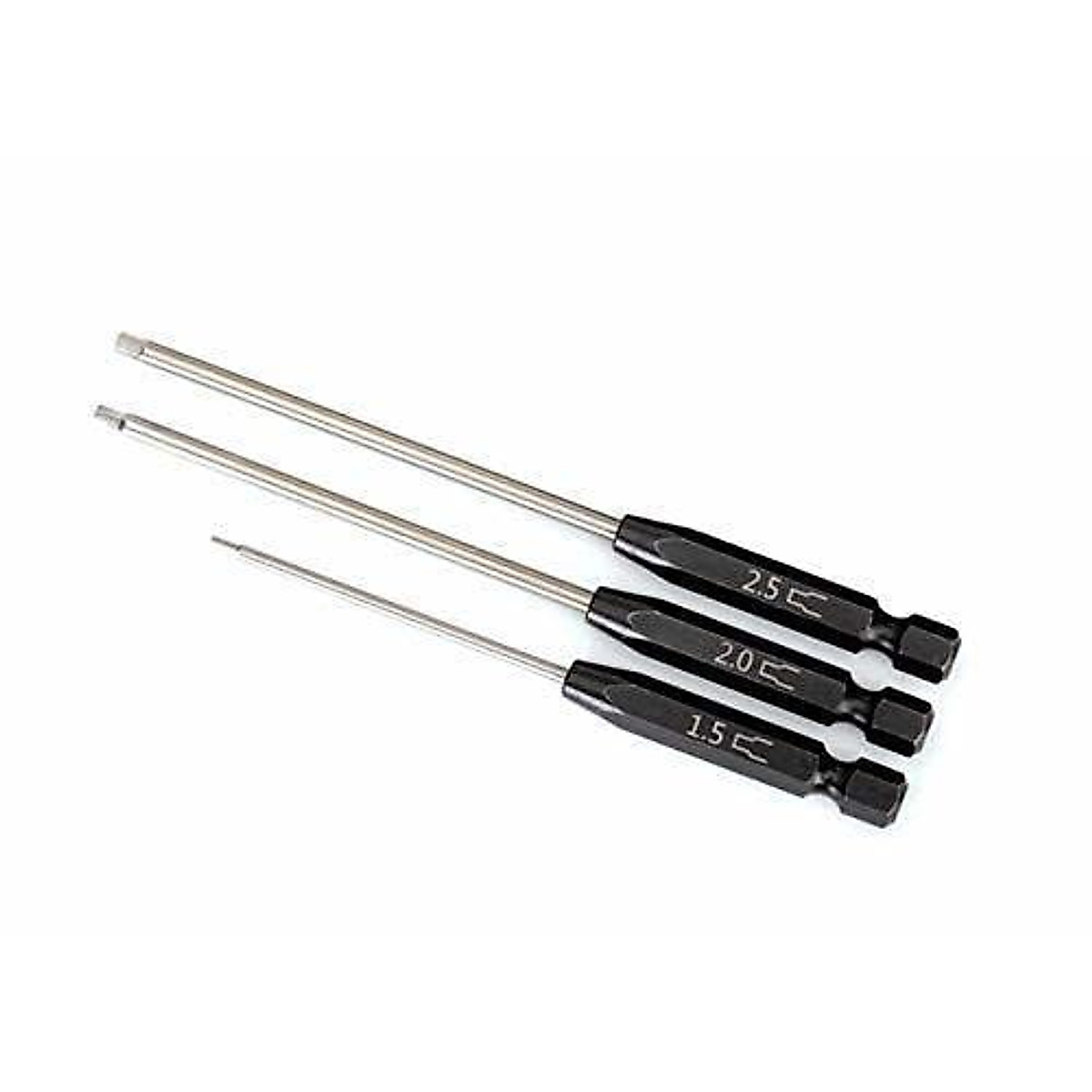 Traxxas 8715 - Speed Bit Set, hex driver, 3-piece straight (1.5mm, 2.0mm, 2.5mm), 1/4' drive, Metric